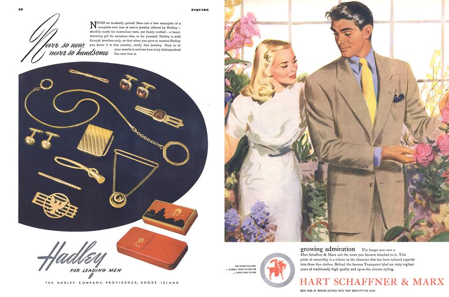The Hadley Company: Jewelry | Esquire | JUNE, 1947
