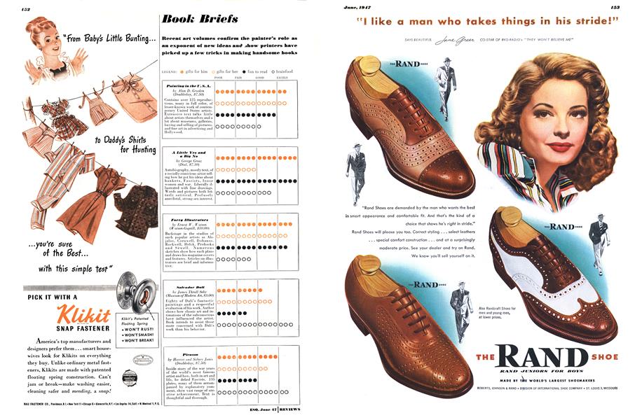 International Shoe Company: Rand Shoes | Esquire | JUNE, 1947