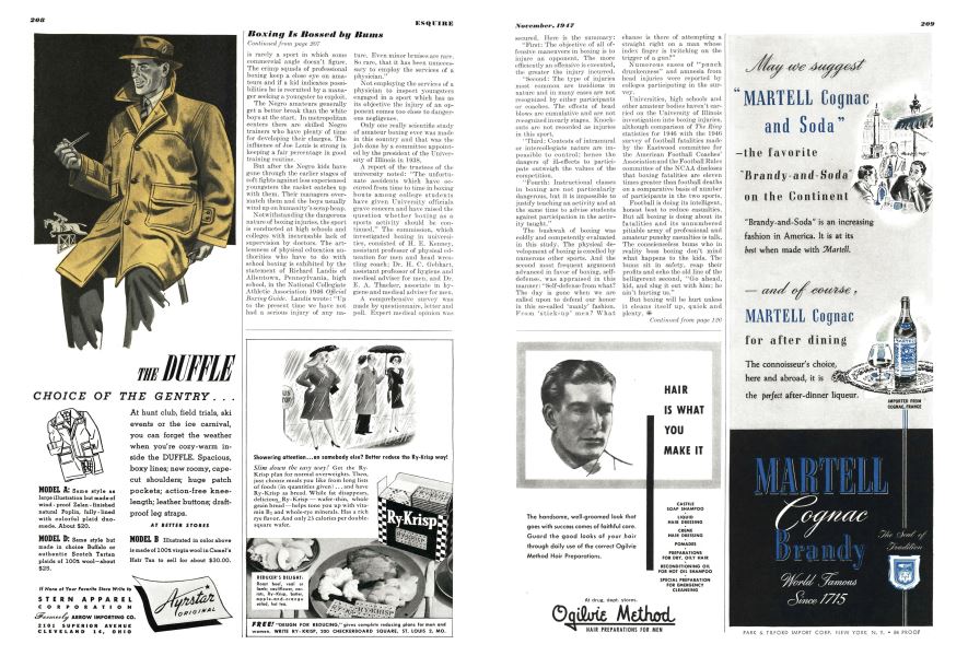 Advertisement: Ogilvie Method | Esquire | NOVEMBER 1947