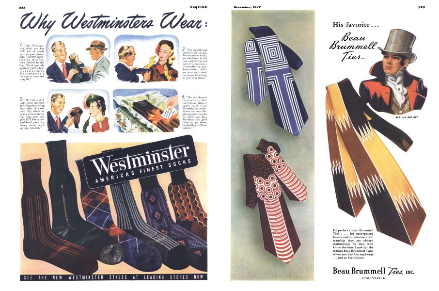 Beau Brummell Ties, inc. | Esquire | DECEMBER, 1948