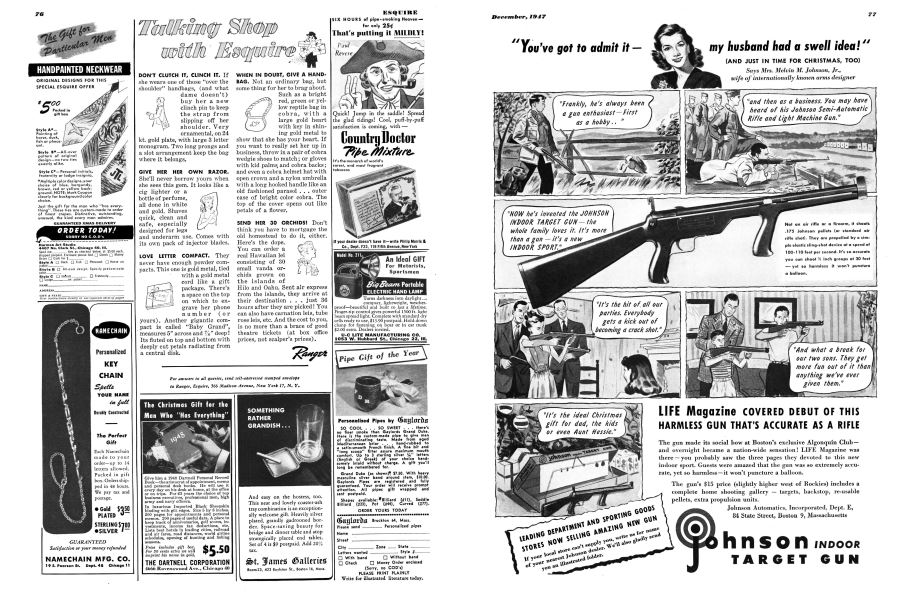 Johnson Automatics, Incorporated | Esquire | DECEMBER, 1948