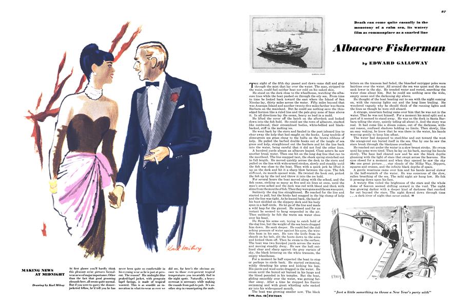 Albacore Fisherman | Esquire | JANUARY, 1948