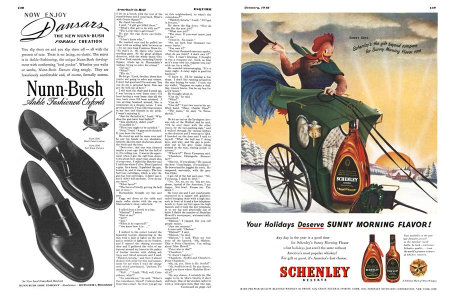 SCHENLEY DISTILLERS CORPORATION: SCHENLEY | Esquire | JANUARY, 1948