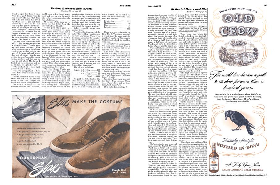 National Distillers Prod. Corp.: Old Crow | Esquire | MARCH, 1948