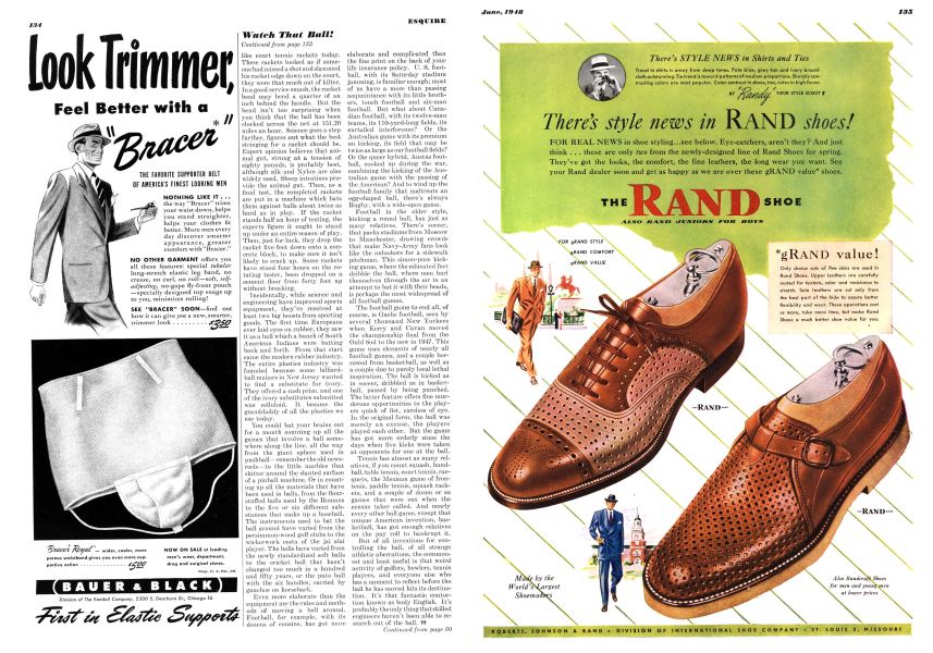 International Shoe Company: Rand Shoes | Esquire | JUNE, 1948