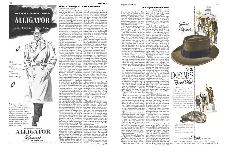 The Alligator Company: Alligator Rainwer | Esquire | SEPTEMBER, 1948