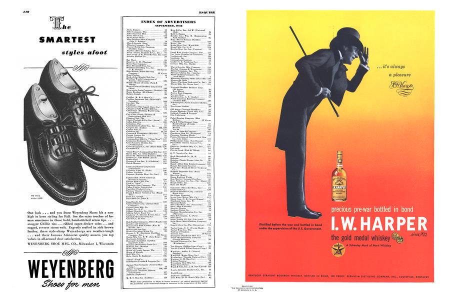 Advertisement | Esquire | SEPTEMBER, 1948