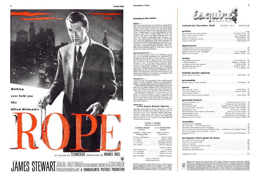 Coming in December | Esquire | NOVEMBER, 1948