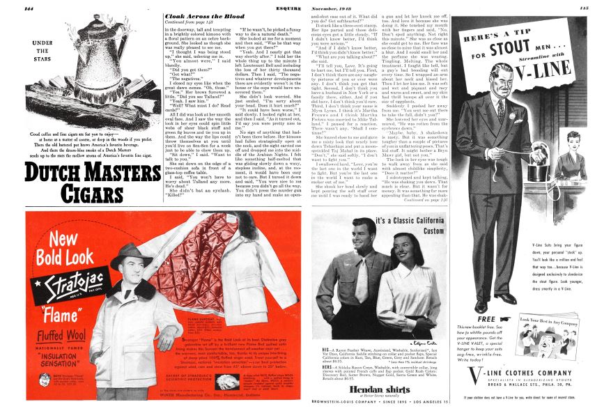 V-line Clothes Company | Esquire | NOVEMBER, 1948