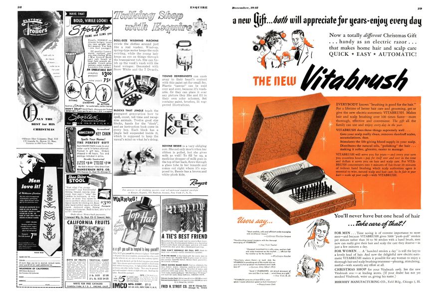 Advertisements | Esquire | DECEMBER, 1948