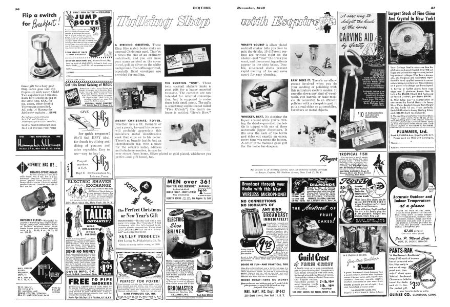 Advertisements | Esquire | DECEMBER, 1948