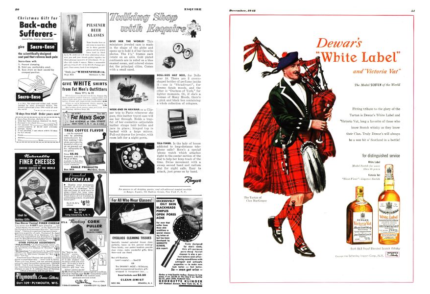 Advertisements | Esquire | DECEMBER, 1948
