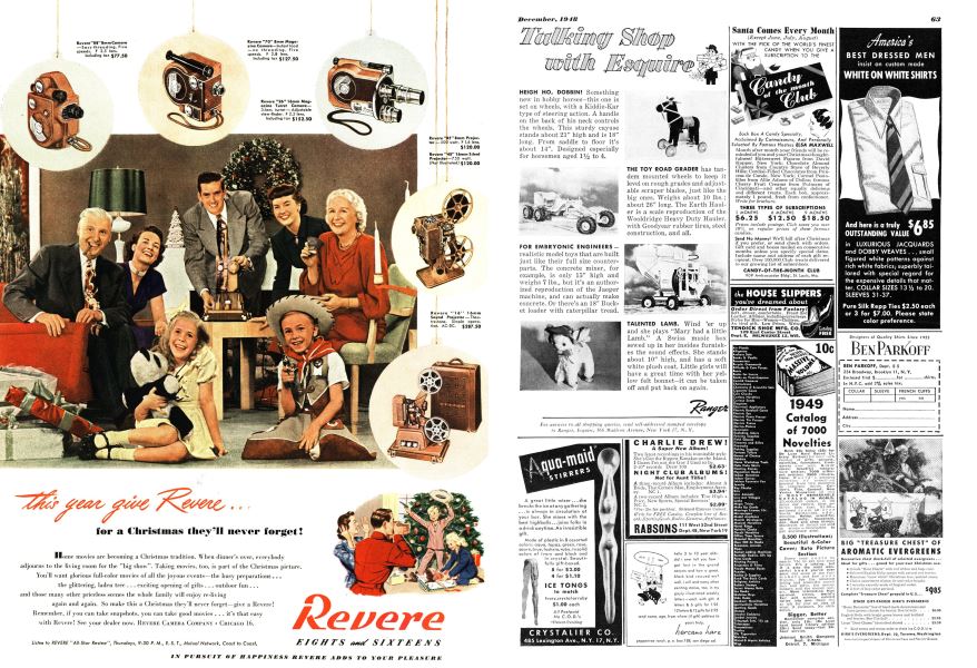 Advertisements | Esquire | DECEMBER, 1948