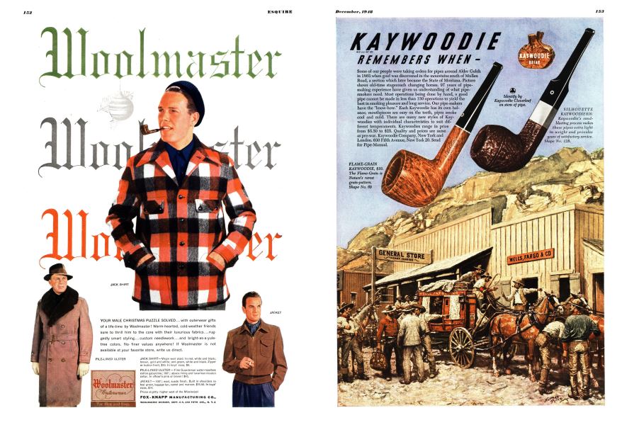 Advertisements | Esquire | DECEMBER, 1948
