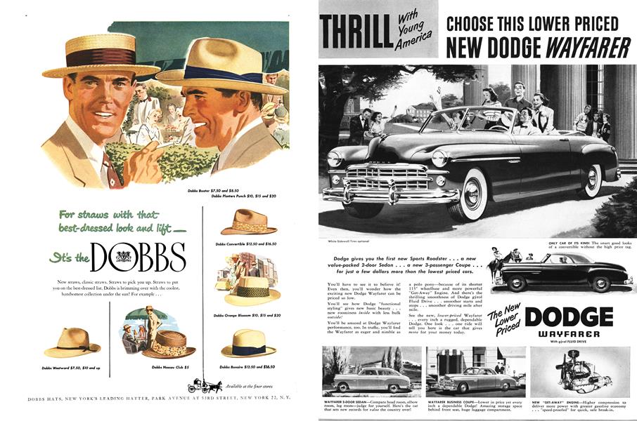 DOBBS HATS | Esquire | JUNE, 1949