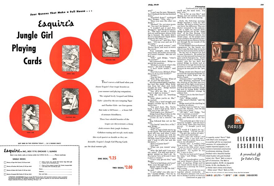 A. Stein & Company: PARIS | Esquire | JULY, 1949