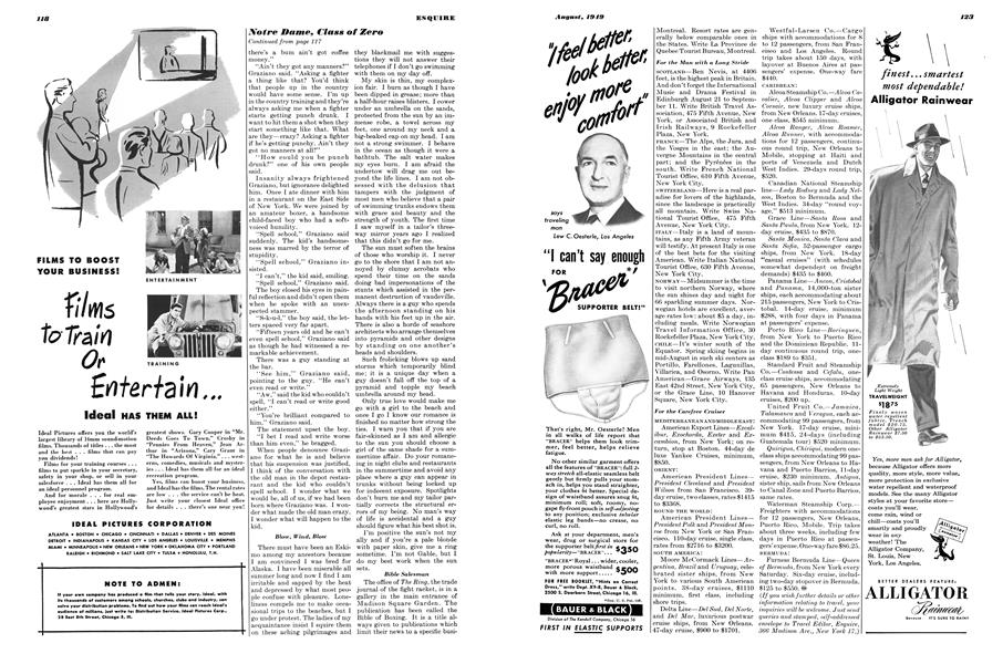 Alligator Company: Alligator Rainwear | Esquire | AUGUST, 1949