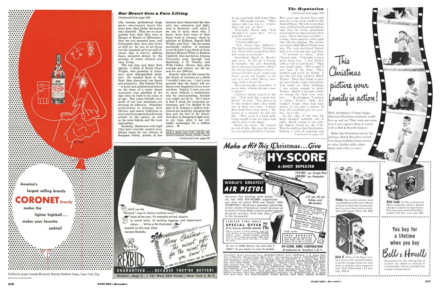Advertisement | Esquire | DECEMBER, 1949