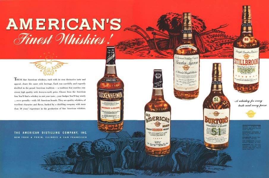 THE AMERICAN DISTILLING COMPANY, INC. | Esquire | DECEMBER, 1949