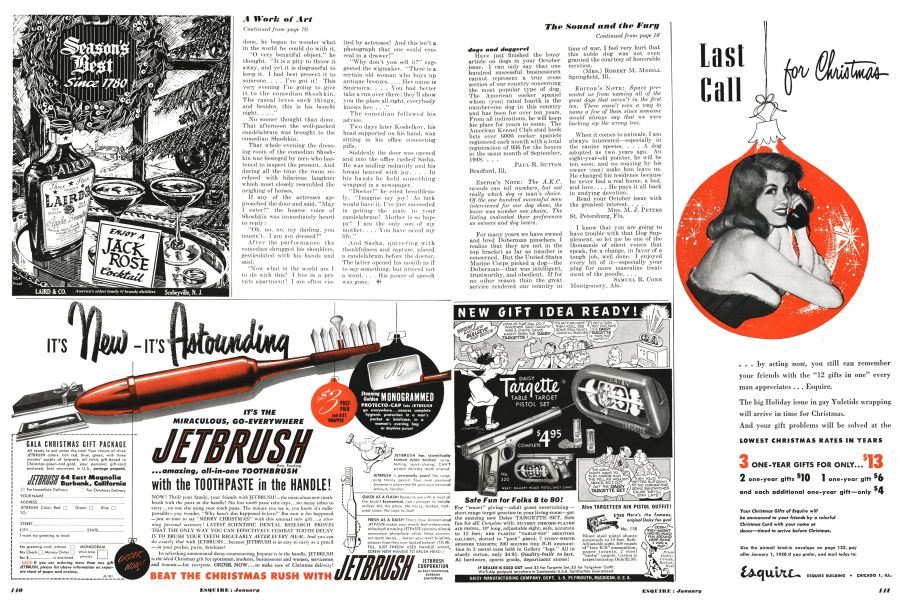 Jetbrush Corporation: Jet Brush | Esquire | JANUARY, 1950