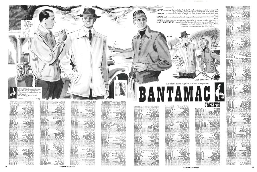 Bantamac | Esquire | MARCH, 1950