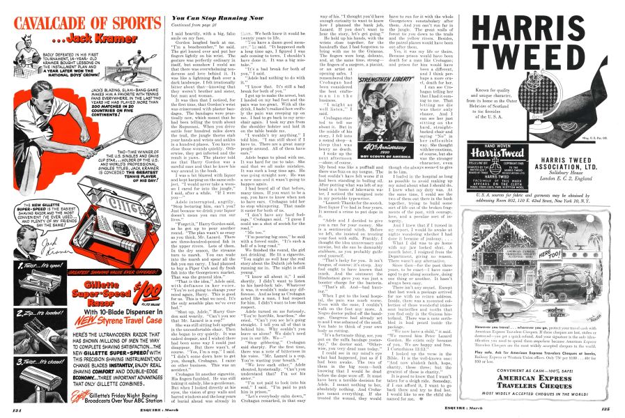 Advertisement: Gillette Super-speed Razor | Esquire | MARCH, 1950