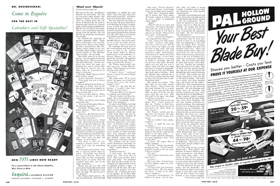 Esquire CALENDAR DIVISION | Esquire | APRIL, 1950