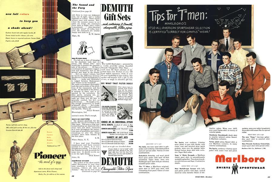 Demuth & Co., Inc. | Esquire | OCTOBER, 1950
