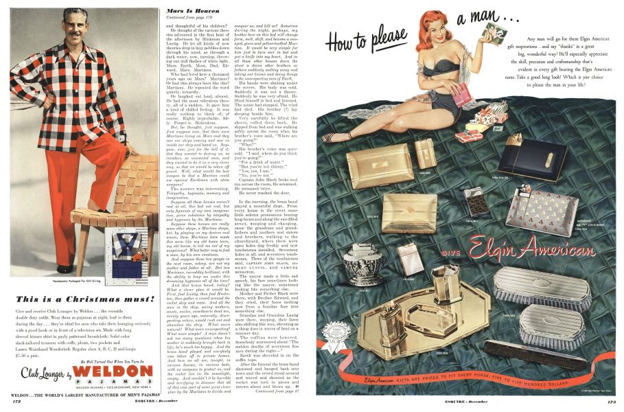 Elgin American | Esquire | DECEMBER, 1950