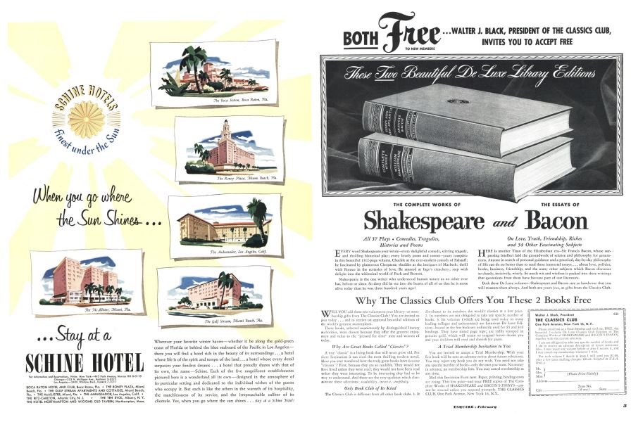THE CLASSICS CLUB | Esquire | FEBRUARY, 1951
