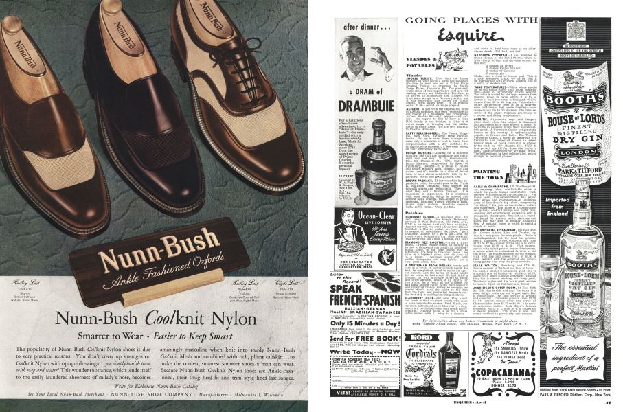 Nunn-bush Shoe Company | Esquire | APRIL, 1951