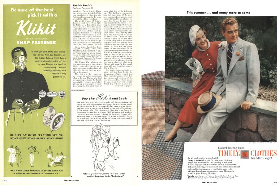 Rau Fastener Co. | Esquire | JUNE, 1951