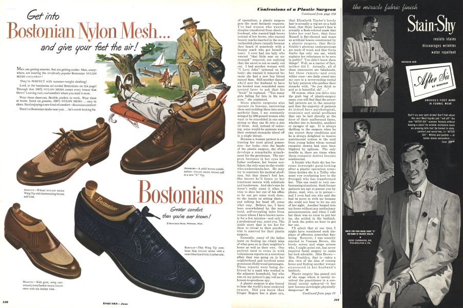 Bostonian Shoes: Spruce | Esquire | JUNE, 1951