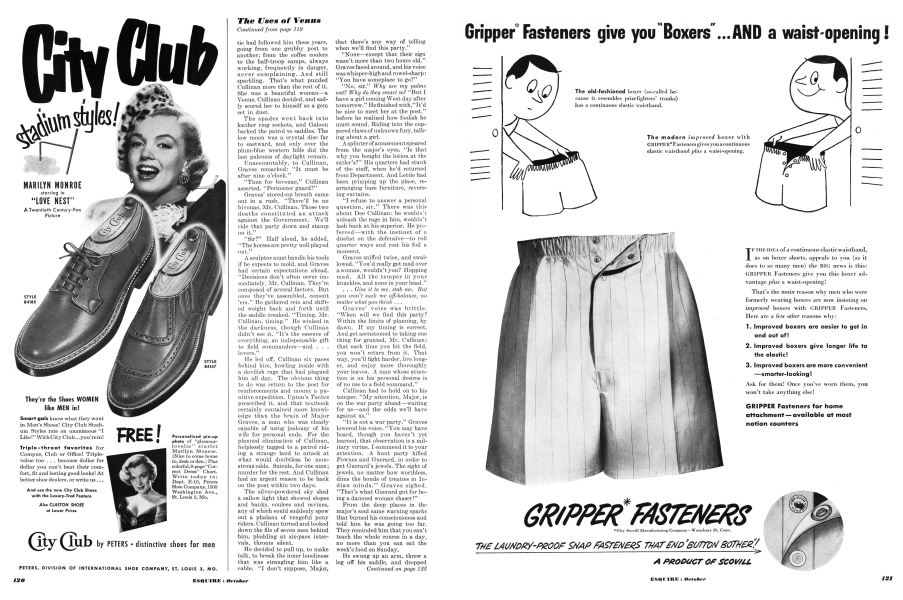 Scovill Manufacturing Company: Gripper Fasteners | Esquire | OCTOBER, 1951