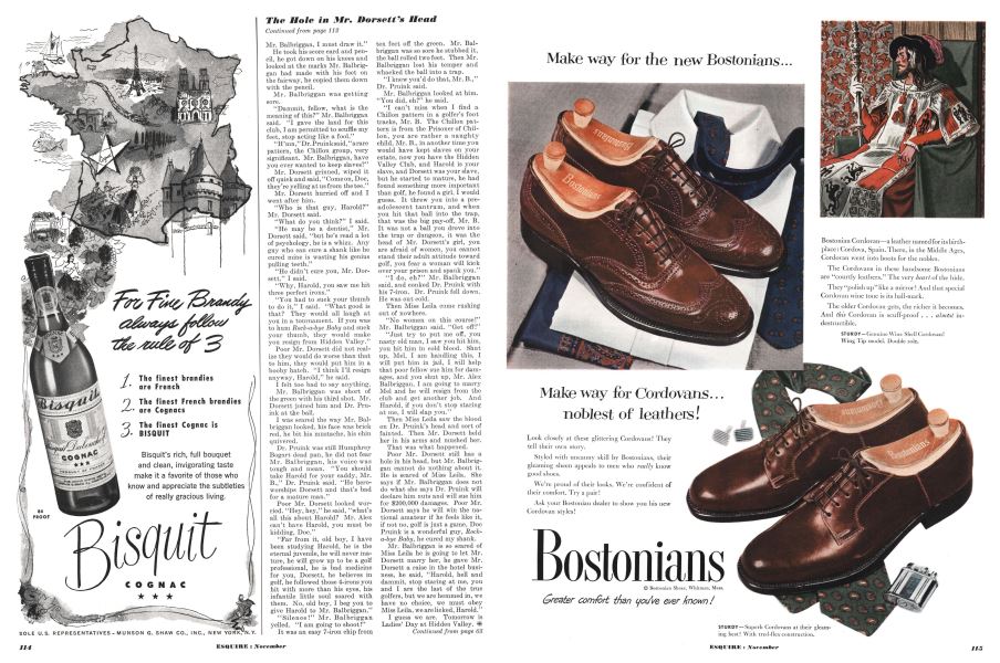 Bostonian Shoes | Esquire | NOVEMBER, 1951