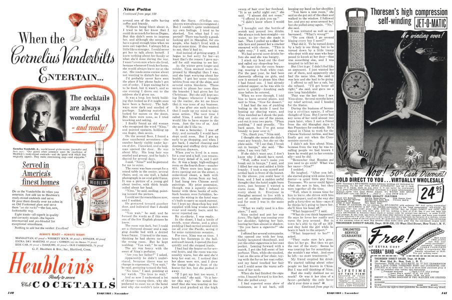 G. F. Heublein & Bro., Inc. | Esquire | NOVEMBER, 1951