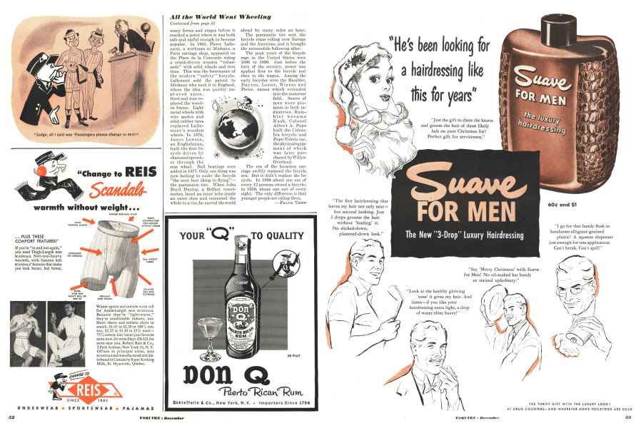 Advertisement: Suave | Esquire | DECEMBER, 1951