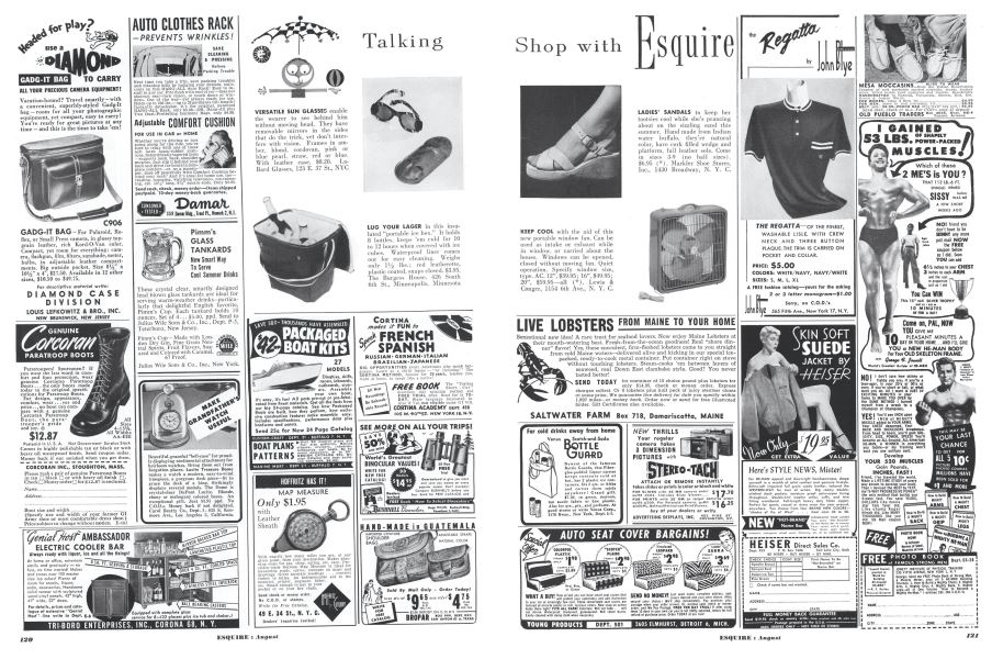Advertisements | Esquire | AUGUST, 1952