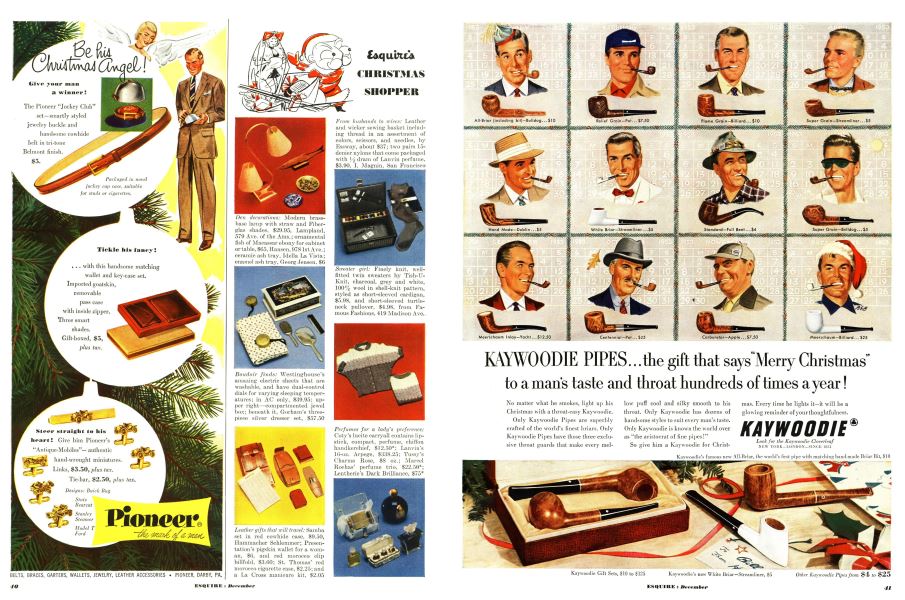 Kaywoodie | Esquire | DECEMBER, 1952