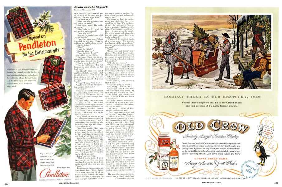 National Distillers Products Corporation: Old Crow | Esquire | DECEMBER ...