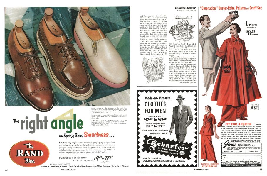 International Shoe Company: Rand | Esquire | APRIL, 1953