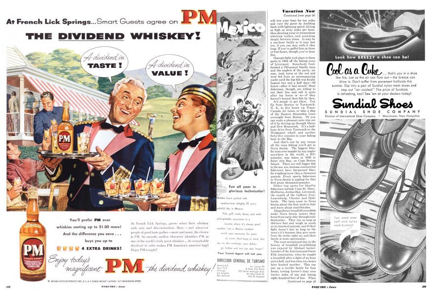 National Distillers Products Corp.: Pm | Esquire | JUNE, 1953
