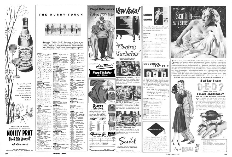 The Nubby Touch | Esquire | JUNE, 1953