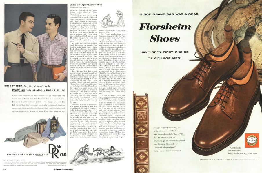 The Florsheim Shoe Company | Esquire | SEPTEMBER, 1953
