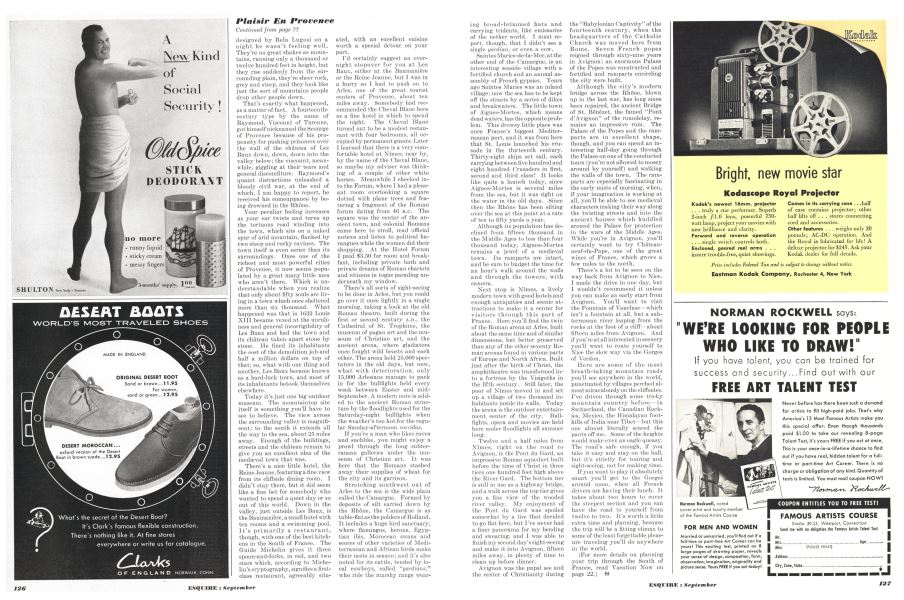 Famous Artists Course | Esquire | SEPTEMBER, 1953