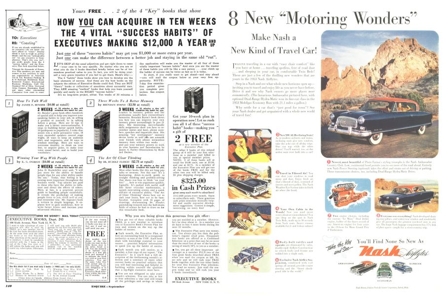 Nash Motors | Esquire | SEPTEMBER, 1953