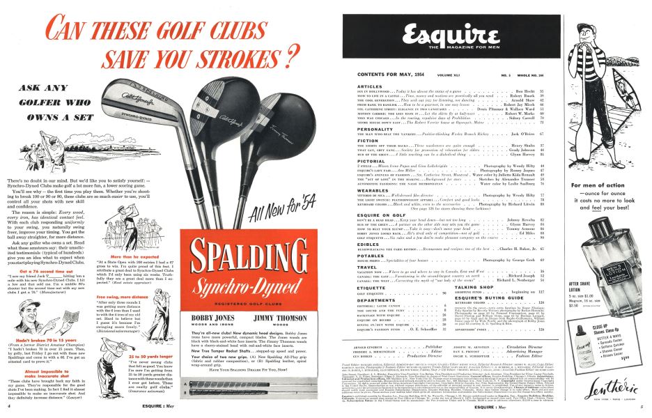Spalding | Esquire | MAY, 1954