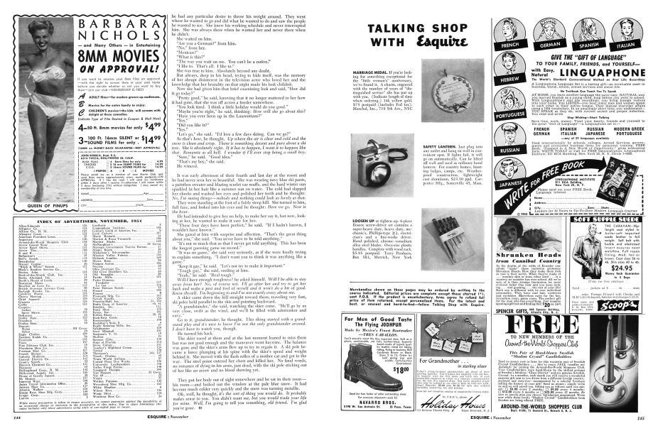 John Bonica | Esquire | NOVEMBER, 1954