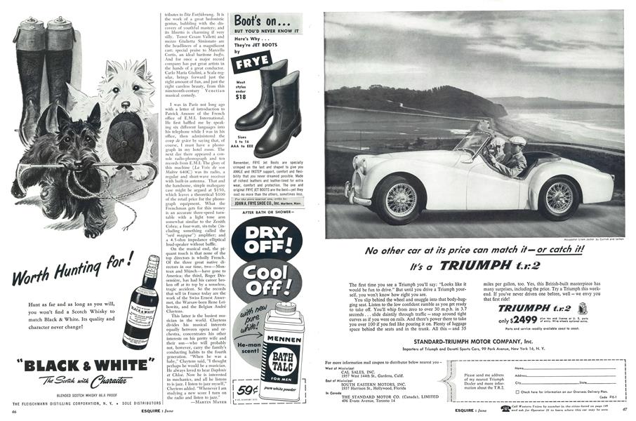 Standard-triumph Motor Company, Inc. | Esquire | JUNE, 1955