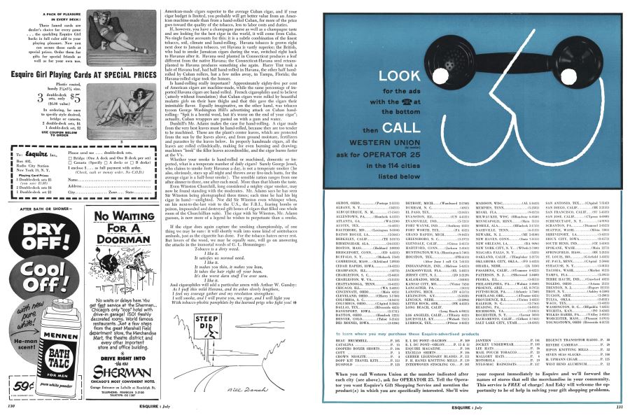 WESTERN UNION | Esquire | JULY, 1955